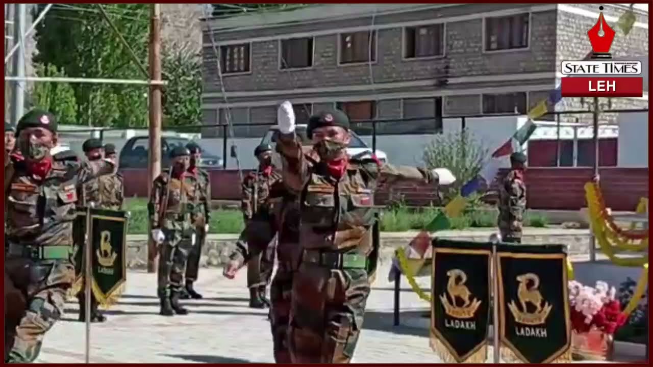 Ladakh Scouts and family members paid tribute to late Colonel Chewang ...